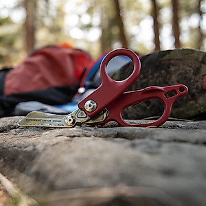 LEATHERMAN, Raptor Response Emergency Shears with Ring Cutter and Oxygen Tank Wrench, Made in the USA, Crimson