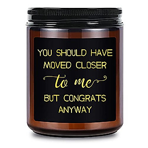 Lavender Scented Candles - Housewarming Gift for New Home, House Warming Gifts for Women, Men, Friend - Housewarming Presents, New Home, New Apartment Gifts, Moving Away Gift for Best Friend Female