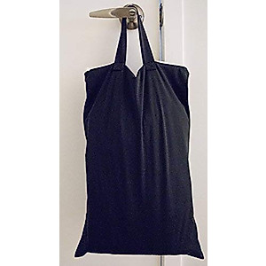 MOM & BAB Wet Bags for Baby Cloth Diapers, Swimsuits and Towels, Travel, Wet Dry Bag for Diaper Bag, Breast Pump Parts, Gym | Water & Odor Resistant (Black&Gray)