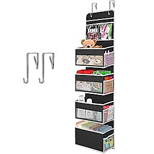 Over Door Hanging Organizer Storage (Black)