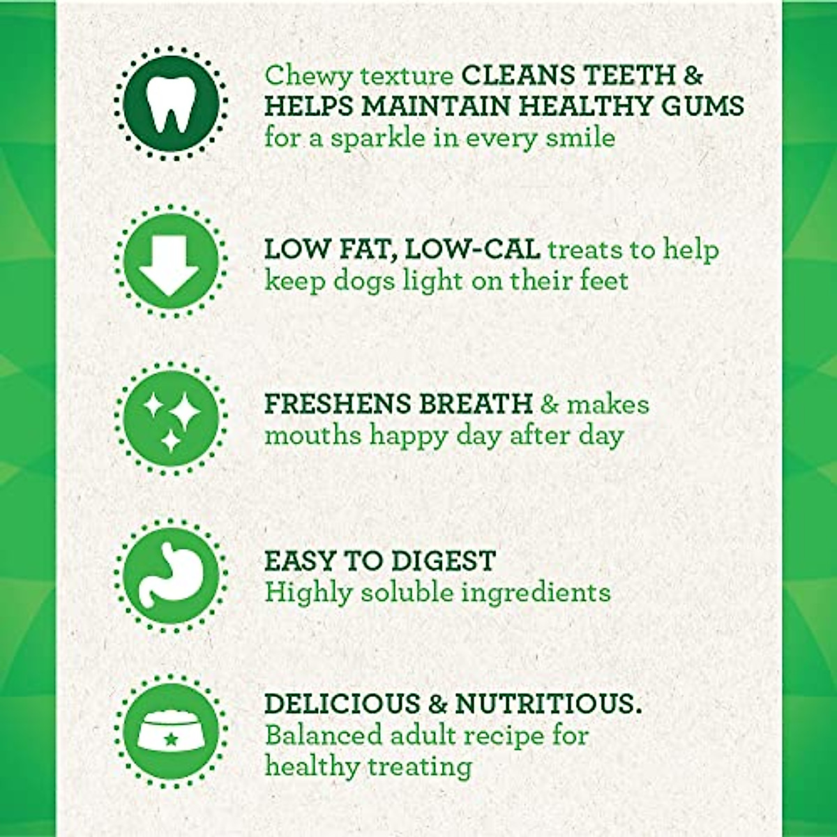 Greenies Weight Management Teenie Natural Dog Dental Care Chews Weight Control Dog Treats, 27 oz. Pack (96 Treats)