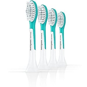 Philips Sonicare for Kids Original Compact Sonic Toothbrush Heads - 4 Pack (Model HX6044/33)
