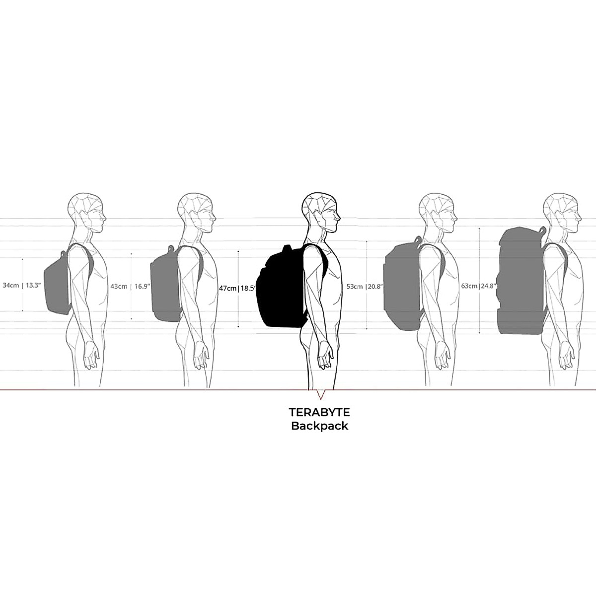 Swissdigital Terabyte TSA-Friendly Water-Resistant Large Backpack, Business Laptop Backpack for Men with USB Charging Port/RFID Protection Big School Bookbag Fits up to 15.6" Travel Laptop Backpack