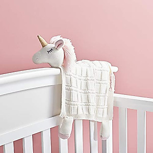 Mud Pie Ivory Knit, Unicorn Baby Lovey