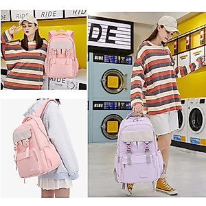 Dog-Paw Print School-Bag Backpack for Girls Middle School Elementary Bookbag Casual Daypack