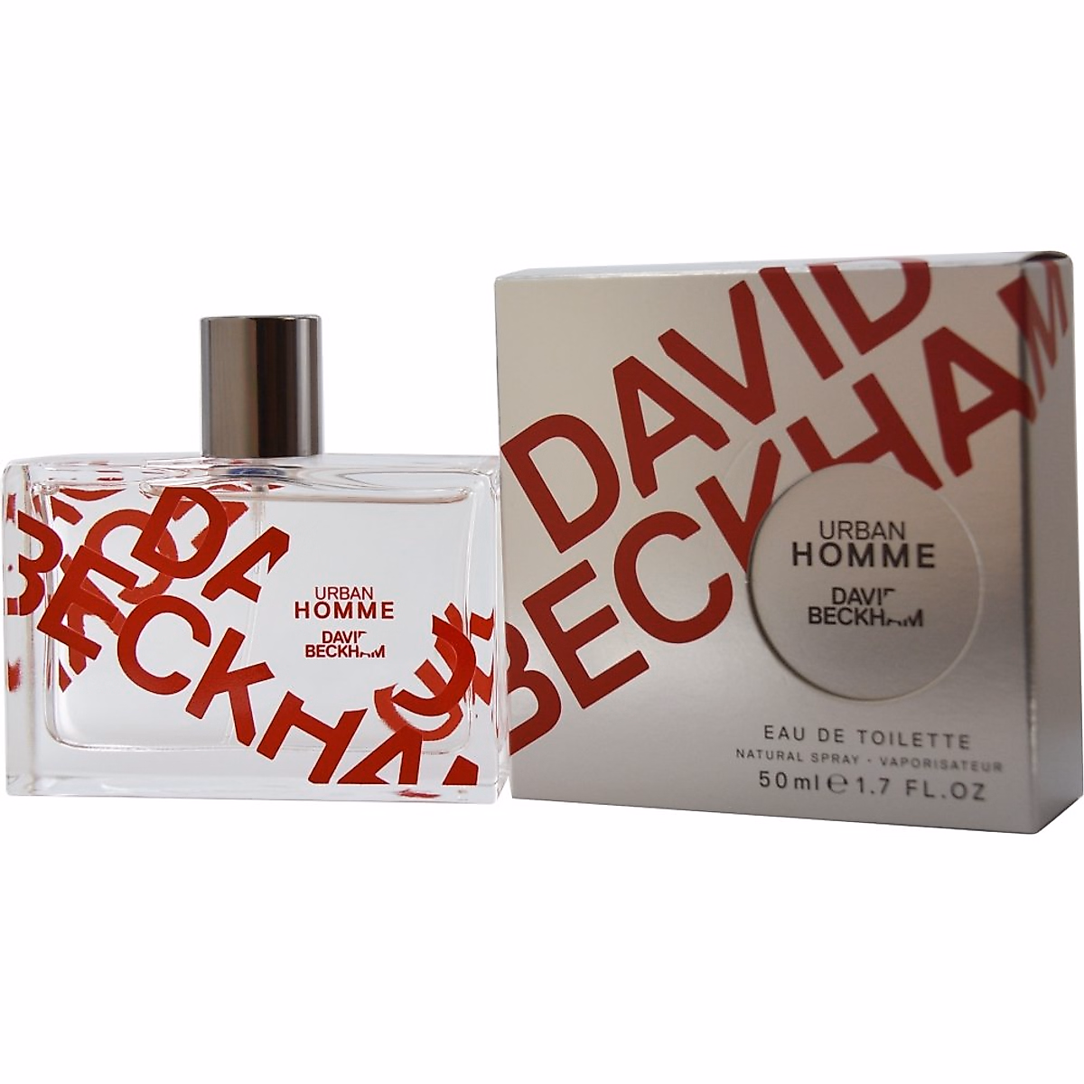 David Beckham Urban Homme Eau de Toilette Spray for Men, 1.7 Ounce