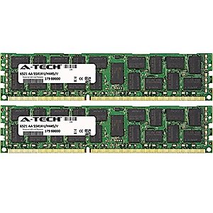 A-Tech 16GB KIT (2 x 8GB) for IBM-Lenovo System Series x3200 M3 (7328-xxx), x3250 M3 (4251-xxx), x3400 M3, x3500 M2 DIMM DDR3 ECC Registered PC3-10600 1333MHz Dual Rank Server RAM Memory