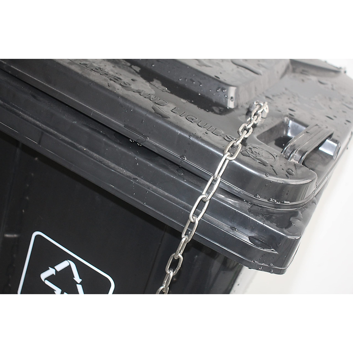 NEMCUHE Garbage Can Security Strap, Drilling Required, Keep Lid Closed