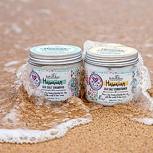 Bella & Bear Hawaiian Sea Salt Volumizing Shampoo, Exfoliating, Cruelty Free, Ocean Scent, Bulk 6.7oz - 12 Pack