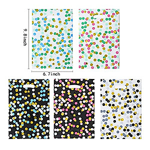 SBOQIXFM 50pcs party gift bags, gift bag for children's birthday and baby christening (round)