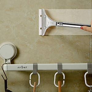 4 Inch Razor Blade Scraper Tool Tile Paint Scraper Floor Wall Paper Removal Smoothing Scraper with 10 Pieces Replacement Blades for Removing Wallpaper, Sticker Glue Floor Adhesive 2 Pieces (Black)