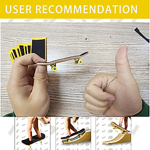 Birllaid Fingerboard Foam Grip Tape,12 Pcs Fingerboard Grip Tape,38mmX110mm 12