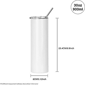 You Would Change The World, Autism Inflated 20oz Skinny Tumbler, Stainless Steel, Keeps Hot or Cold, Gift for Autism Mama Tumbler, Gift for Men Women, Special Education