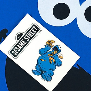 Popfunk Sesame Street Cookie Monster Baby Onesie Bodysuit - Blue, 18 Months