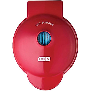 Mini Waffle Maker - Red