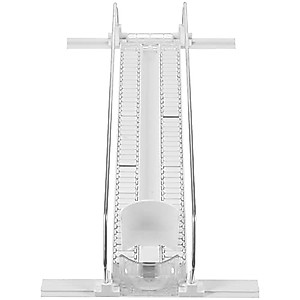 Kichvoe Vending Machine Supermarket Shelf Pusher 300-310MM Beverage Shelf Glide Fridge Bottle Can Organizer Drinks Organizer for Fridge Refrigerator Bottle Can Organizer White