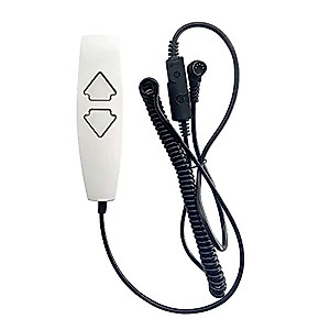 Kariwust Lift Chairs Power Recliner 2 Push Button 5 Pin Hand Control Handset Remote with USB and Blue Light