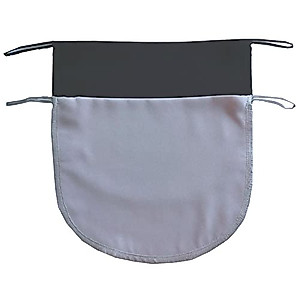 Chemisettes by Anne Modesty Panel Cleavage Cover Mock Cami Black - Grey Size B