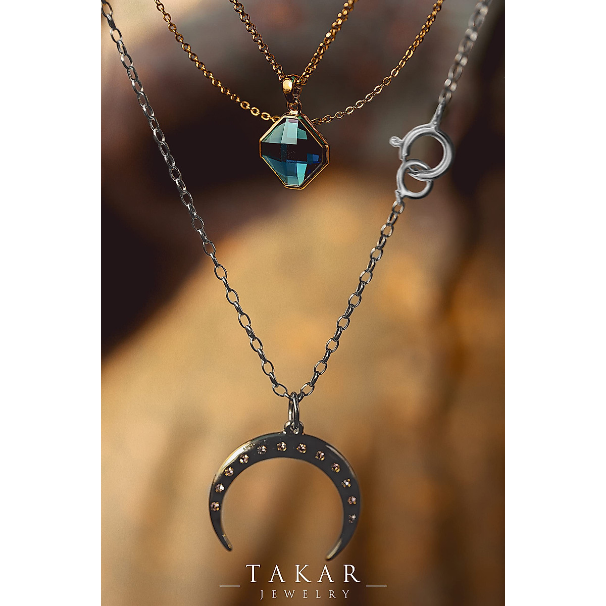 14k Gold Necklace Chain Extender Available In 2" and 4". Jewelry Extenders for Necklaces, Anklet and bracelet extenders For Women, Made in The USA.