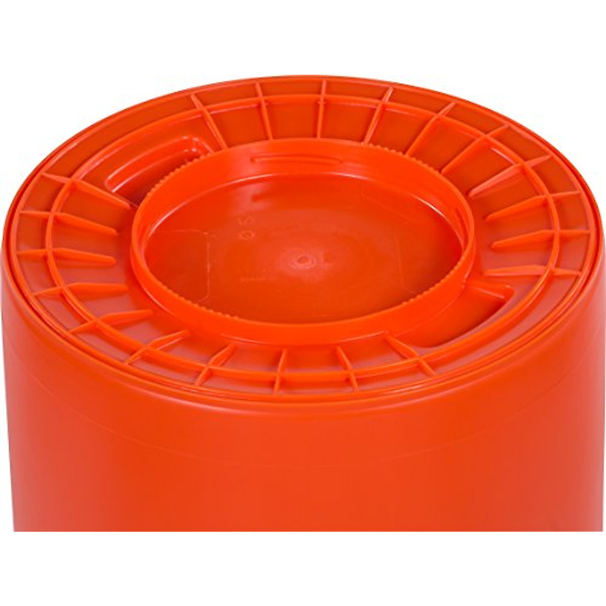 Carlisle FoodService Products 34104424 Bronco Round Waste Container Only, 44 Gallon, Orange