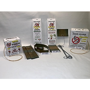 Olson Products Inc. SDGR-0150 Guard 500ft. 500 Foot pre Coated Deer gurad Ribbon, White/Brown