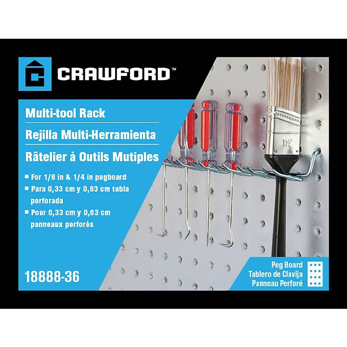 Lehigh 18888 Zinc plated Multi-Tool Rack