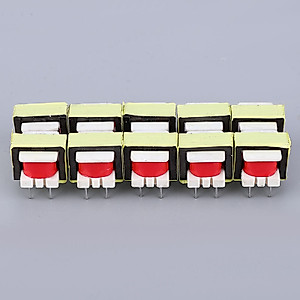 10pcs 1300 : 8 Ohm Audio Transformer EE14 Transformateur POS Transformador for Voltage Amplification and Power Output