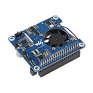Waveshare Power Over Ethernet Hat (Type C) for Raspberry Pi 3B+/4B 802.3af/at Power-Sourcing Equipment Required