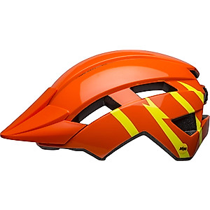 BELL Sidetrack II MIPS Youth Bike Helmet - Strike Gloss Orange/Yellow (2023), Universal Child (47-54 cm)