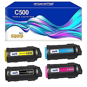 SOKO C500 C505 High Yield Toner Cartridge Replacement for Xerox Versalink 106R03869 106R03866 106R03867 106R03868 for Versalink C500 C500DN C500N C505 C505DN C505N C505S C505X Printer