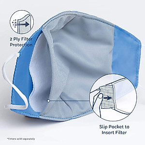 Lug unisex adult Beaker 2 Reusable Covering 3pk - Matching Set Face Mask, Black, One Size US