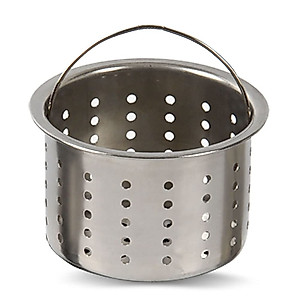 Talea SUS304 Stainless Steel Deep Sink Strainer Inner Basket QS197C010 Replacement For Kitchen Drainer