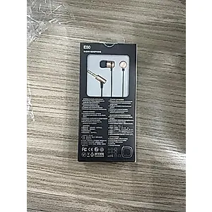 SoundMAGIC E50 Wired Earbuds No Microphone in Ear Monitor HiFi Earphones Noise Isolating Headphones Comfortable Fit Black Gold
