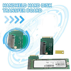 PCIE4.0 for Rog Ally SSD Memory Hard Drive Card Adapter Converter Transfer Board 90° M2 Transfercard for Handheld,Gaming Console Module Accessories (Long 4layer PCIE4.0)