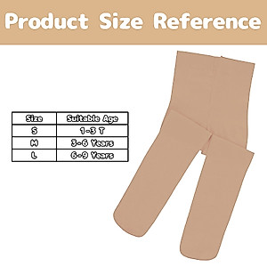 Olreco Baby Tights 12-18 Months Baby Girl Tights Nude Tights for Toddler Girls Toddler Tights 2T Toddler Girl Tights for Girls