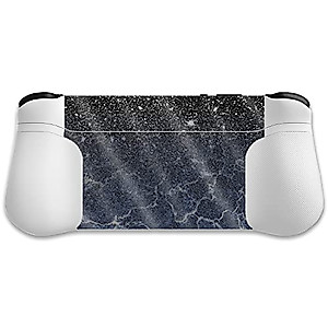MightySkins Glossy Glitter Skin Compatible with Logitech G Cloud Gaming Handheld - Dark Shimmer Marble | Protective, Durable High-Gloss Glitter Finish | Easy to Apply | Made in The USA