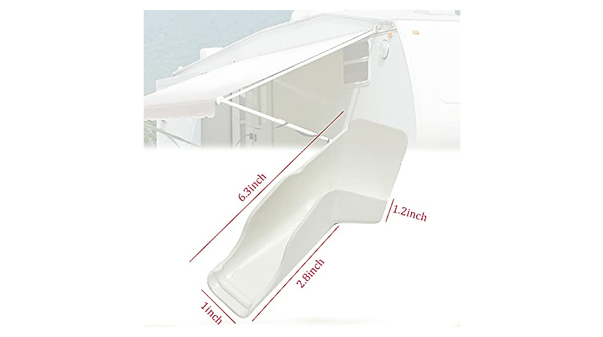 FCOUIID RV Rain Gutter Spouts - Protect Your Trailer