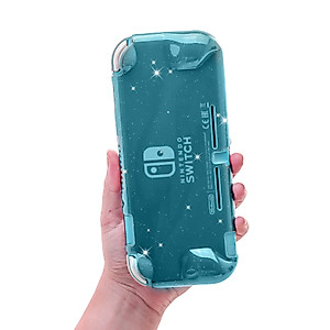 Switch lite Glitter Case, Comfortable Switch lite Grip Case, Soft and Durable Switch lite TPU Case