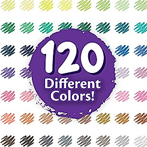 Crayola Colored Pencils Set (120ct), Bulk, Great for Adult Coloring Books, Gifts for Kids & Adults