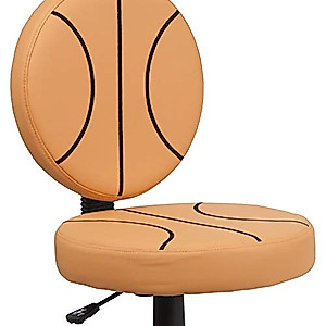 BizChair Basketball Swivel Task Office Chair