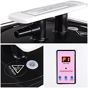 AW 2L Sauna Steamer Machine Stainless Steel Pot Steam Generator for Portable Sauna Tent with Remote Home Spa 110V