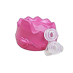 Re Play Made in USA 2pk Princess No Spill Sippy Cups | 1 Piece Silicone Easy Clean Valve | Heavyweight Recycled Milk Jugs are Virtually Indestructible | Specialty Crown Lid