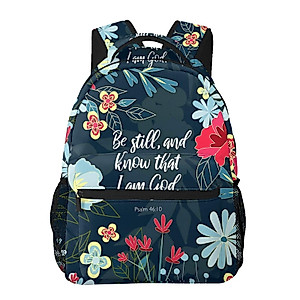 ROSIHODE Jesus Backpack Adjustable Shoulder Strap Bookbag, Cross Daypack Lightweight Backpack for Adults