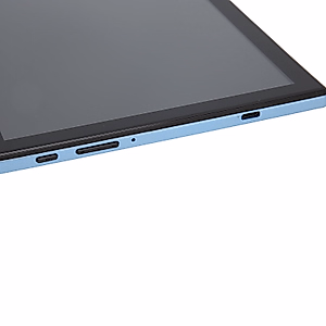 GLOGLOW FHD Tablet, 8GB 256GB 100-240V 10.1 Inch Tablet 8 Core CPU with Keyboard for Office (US Plug)