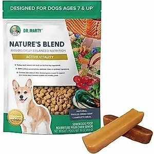 Dr. Marty Nature's Blend for Active Vitality Seniors Freeze Dried Raw Dog Food, 16 oz