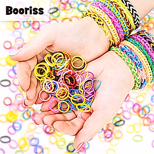 12730+ Loom Rubber Bands Refill Kit in 26 Color with 500 Clips,6 Hooks, Premium Bracelet Making Kit for Kids Weaving DIY Crafting Gift
