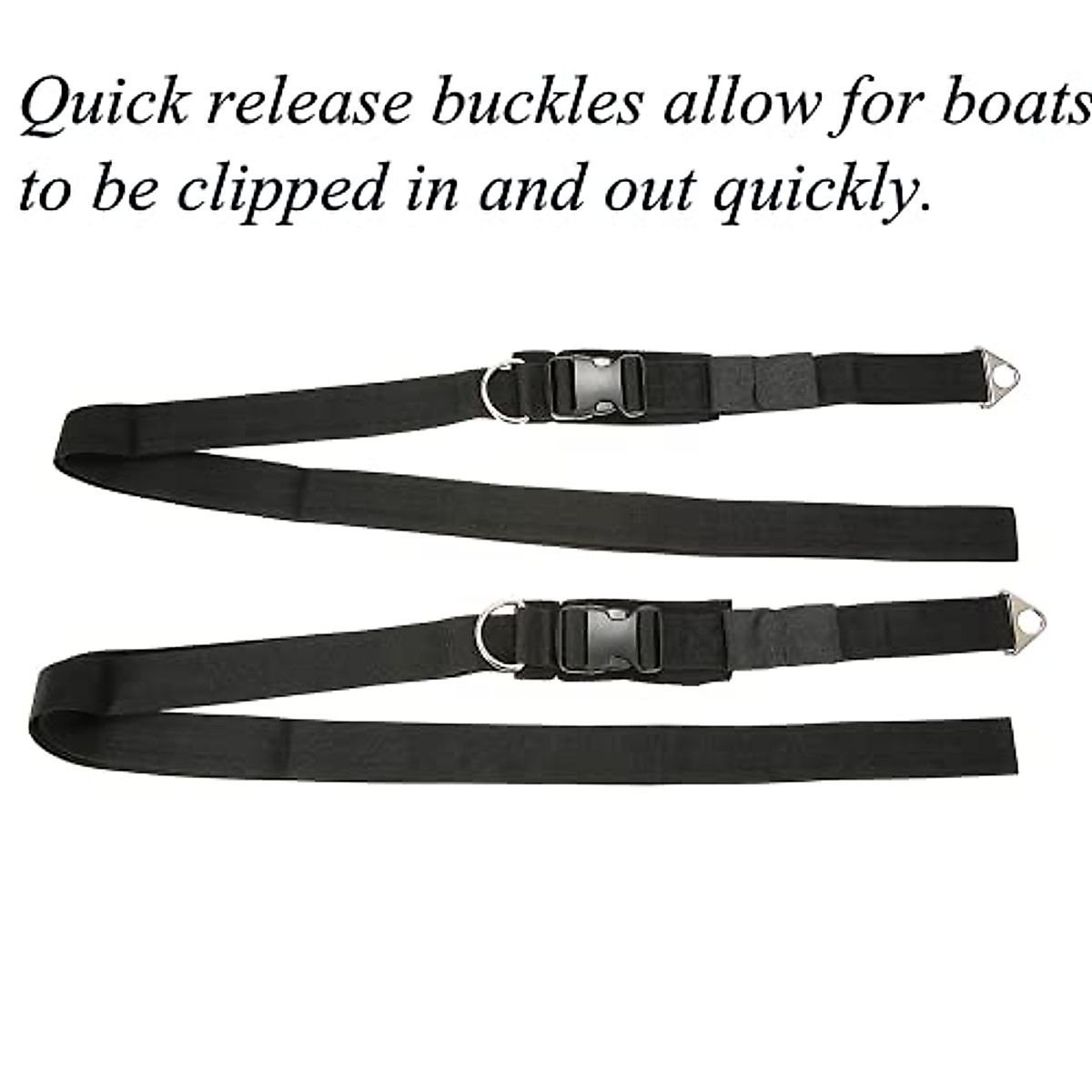 Docooler Kayak Wall Storage Strap Rack Boat Hanger Boat Keeper Garage Hanger Canoes Wall Rack Holders for Skiing Board, Ladder, Canoes