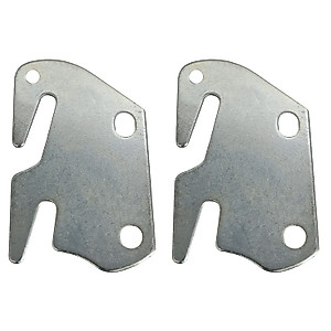 YYANGZ #10 Hook Plates for Wooden Beds 4 Sets Wood Bed Rail Hook Plates with Pins for Beds Frame Bracket Headboard Footboard,Bed Hook