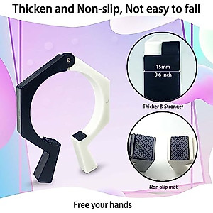 Pinching Tool for Sublimation Tumblers, Pinch Perfect Clamp Grip for 20 23 30 Cup, Pincher for Wrapping Heat Press Paper Cinch Tools, Sub Blanks Tumblers Accessories Holder (Black White 2 Pack)