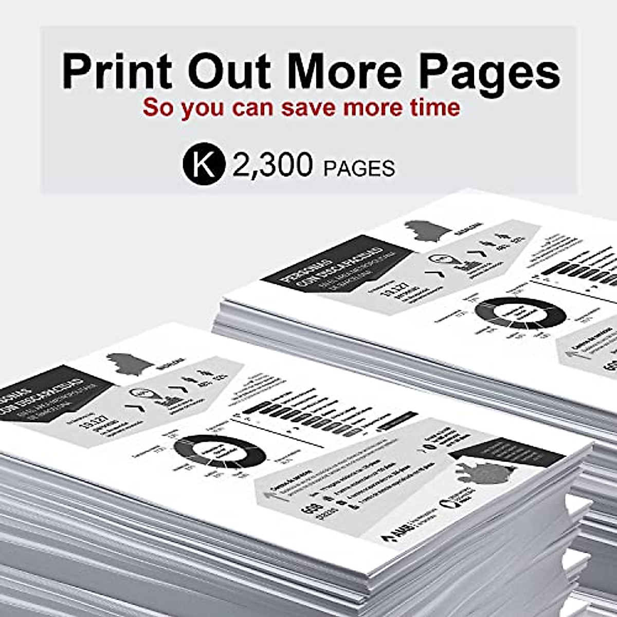 High Yield Cartridge 128 3500B001AA CRG128 Toner Cartridge Replacement for Canon 128 ImageCLASS MF4580dn Printer Ink, 2 Pack Up to 4,600 Pages